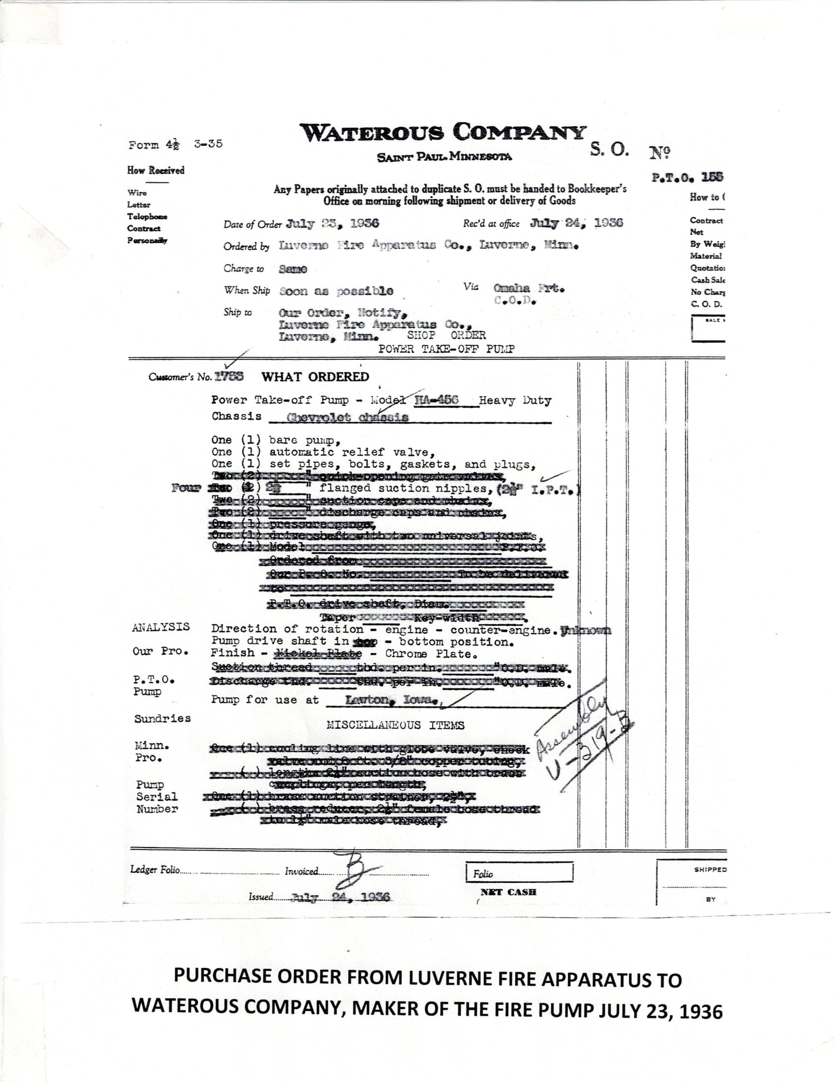 1936 Chevrolet Fire Truck – Ron Eyres Cars